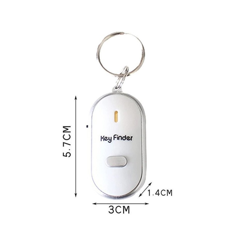 Porte Clé Détecteur de Clef Anti Perte Sifflez il répond Tracker Key Finder