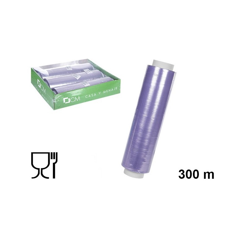 Rouleau Film étirable Alimentaire Professionnel 30cm X 300 Mètres ...
