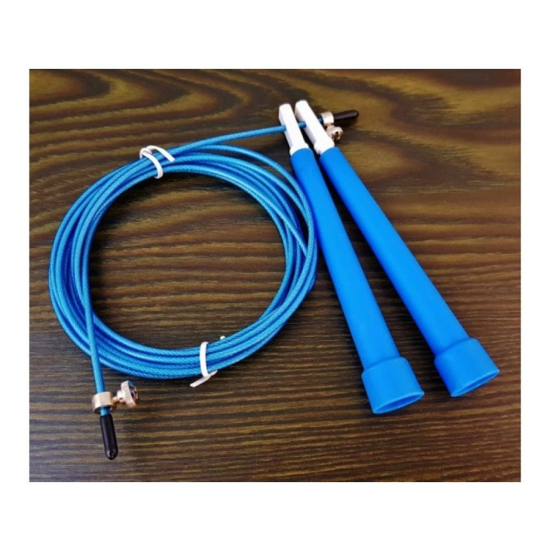 Corde à Sauter Fitness Crossfit Box Gym MMA Câble en Acier Réglable 3M