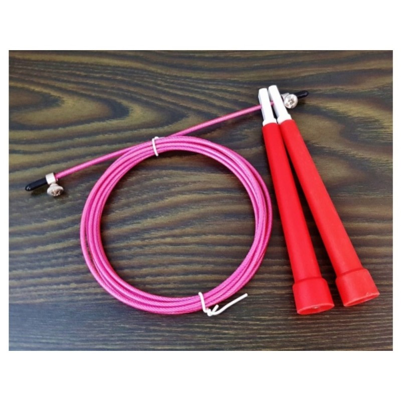 Corde à Sauter Fitness Crossfit Box Gym MMA Câble en Acier Réglable 3M