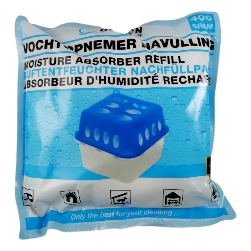 4X Recharge Granulés Sachet 400G Absorbeur d'humidité Déshumidificateur ...